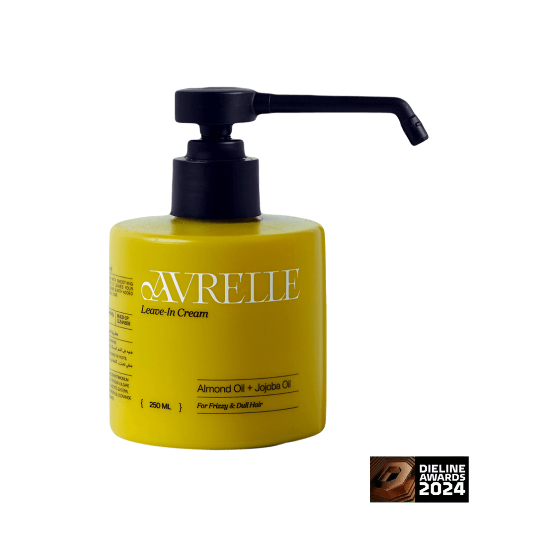 AVRELLE ALMOND OIL + JOJOBA OIL MOISTURIZING LEAVE-IN FOR EXTRA SHINE AND FRIZZ FREE HAIR